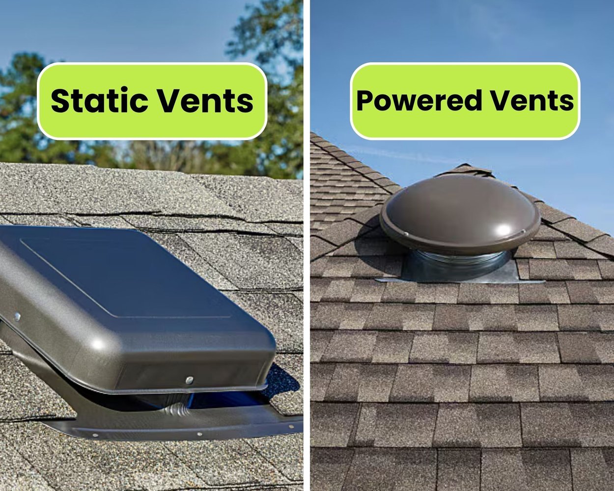 Static Vents vs. Powered Attic Vents: Which Is Better for Your Roof?