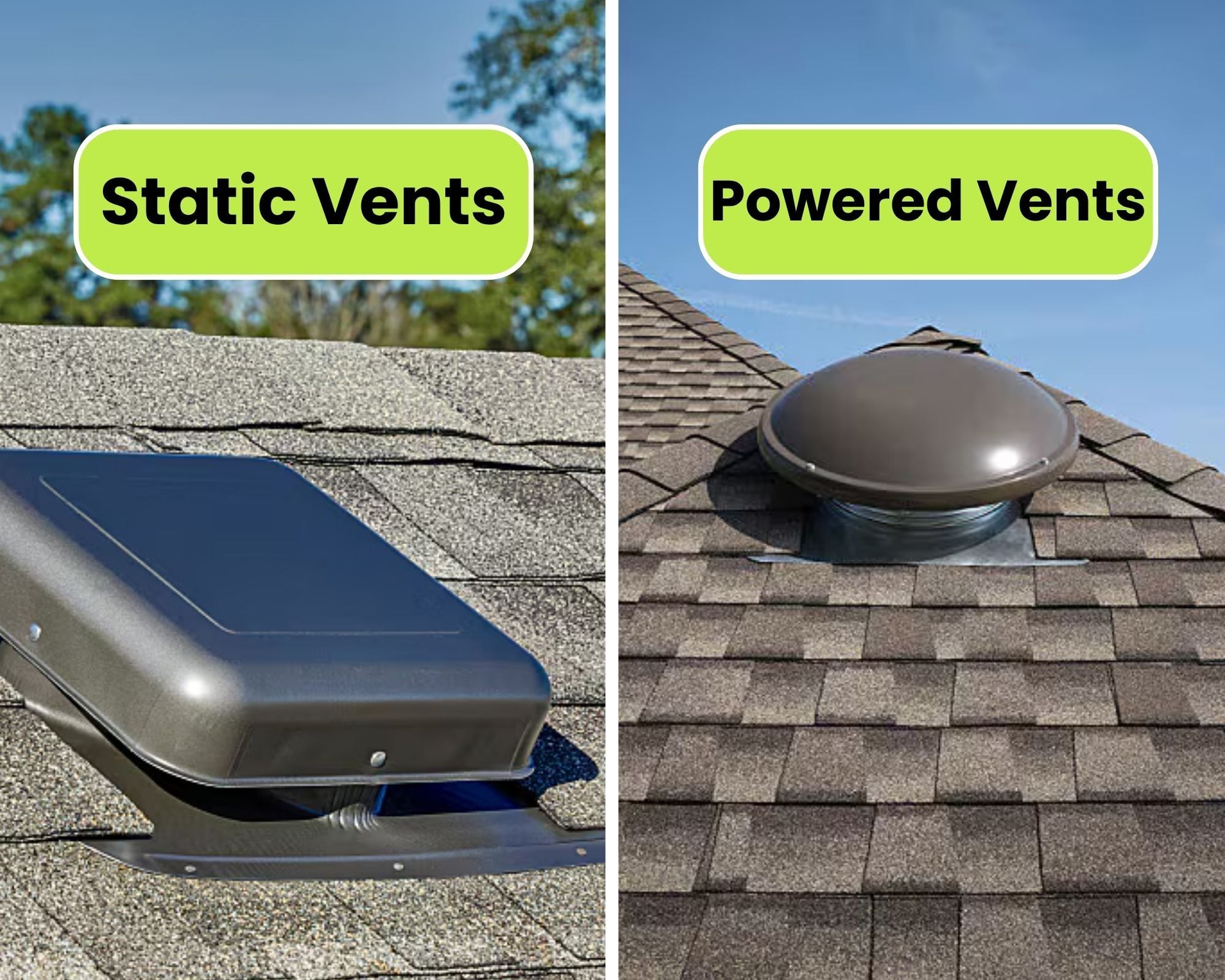 Static Vents vs. Powered Attic Vents: Which Is Better for Your Roof?