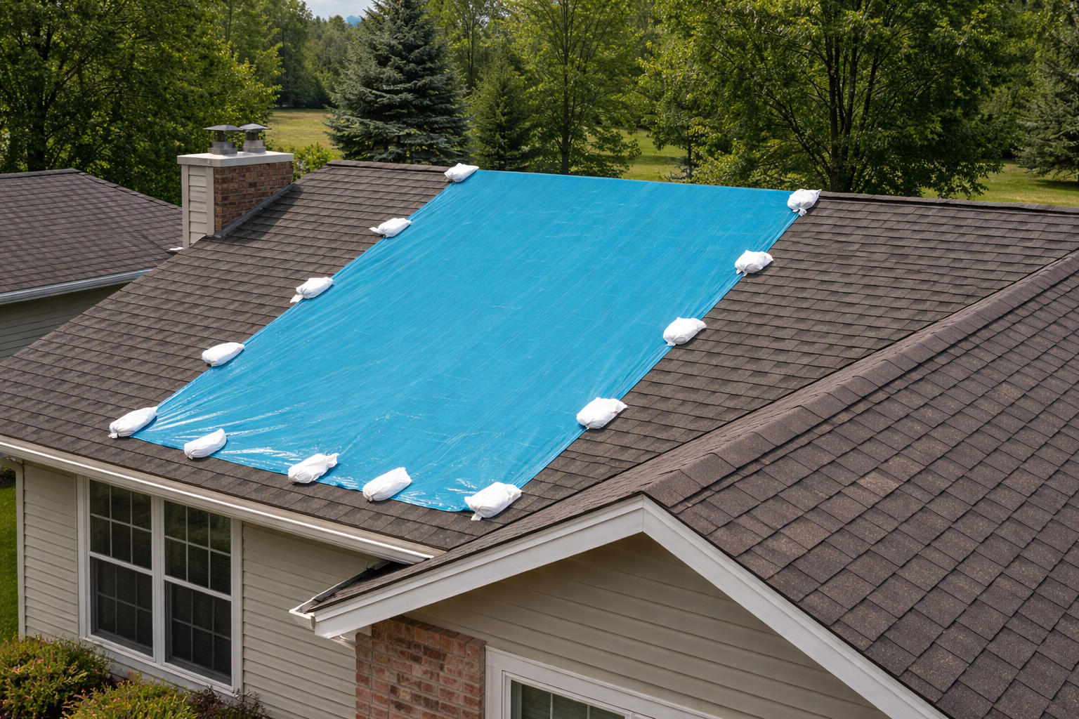How Much Does it Cost to Tarp a Roof?
